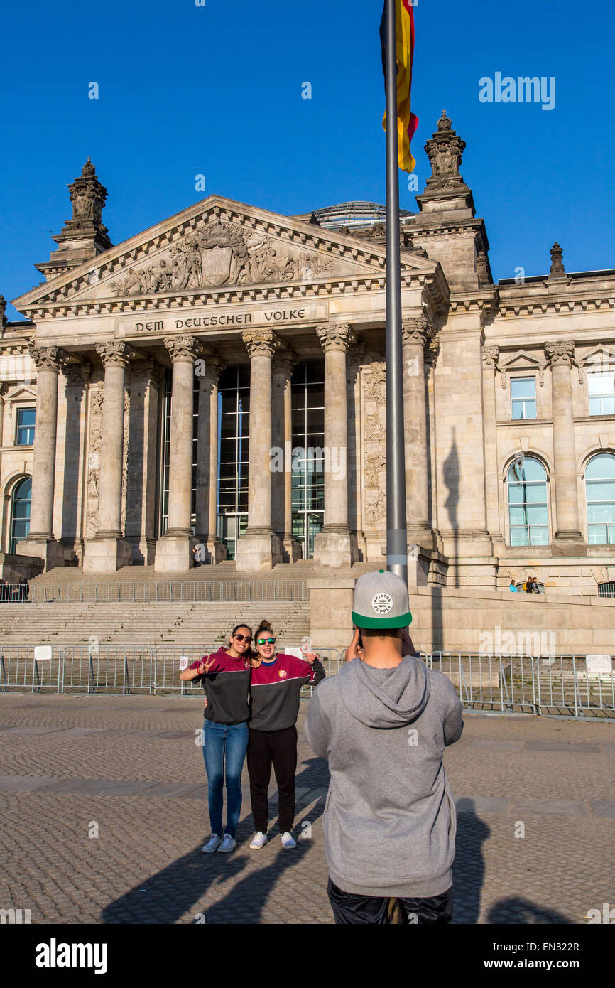 The Reichstag, German parliament building, "Deutscher Bundestag Stock ...