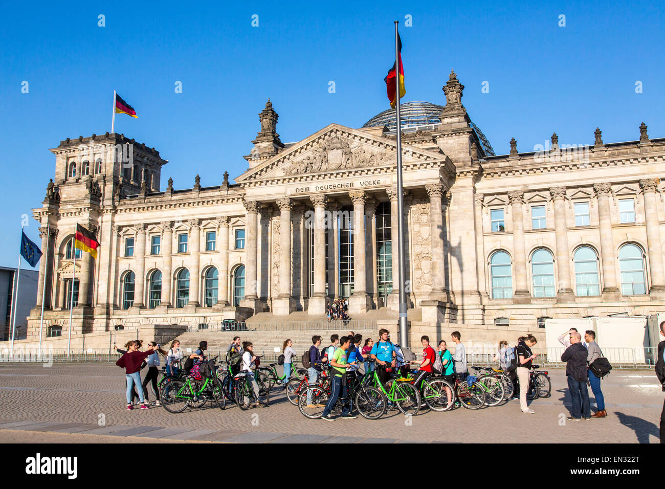 The Reichstag, German parliament building, "Deutscher Bundestag Stock ...