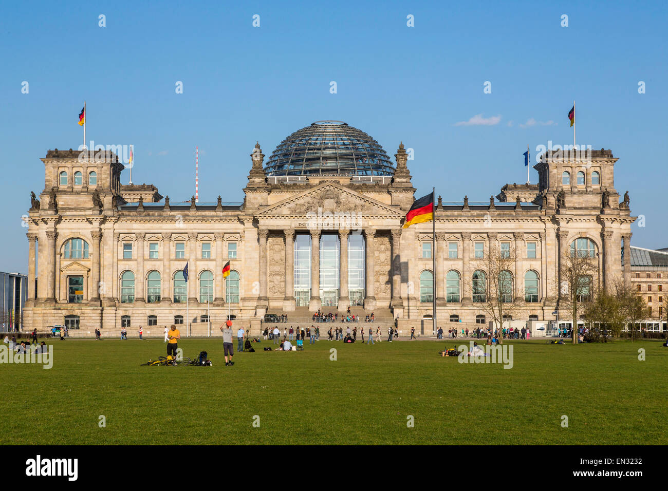The Reichstag, German parliament building, "Deutscher Bundestag Stock ...