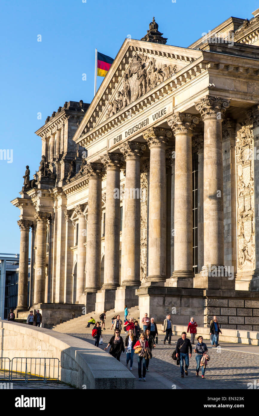 The Reichstag, German parliament building, "Deutscher Bundestag Stock ...