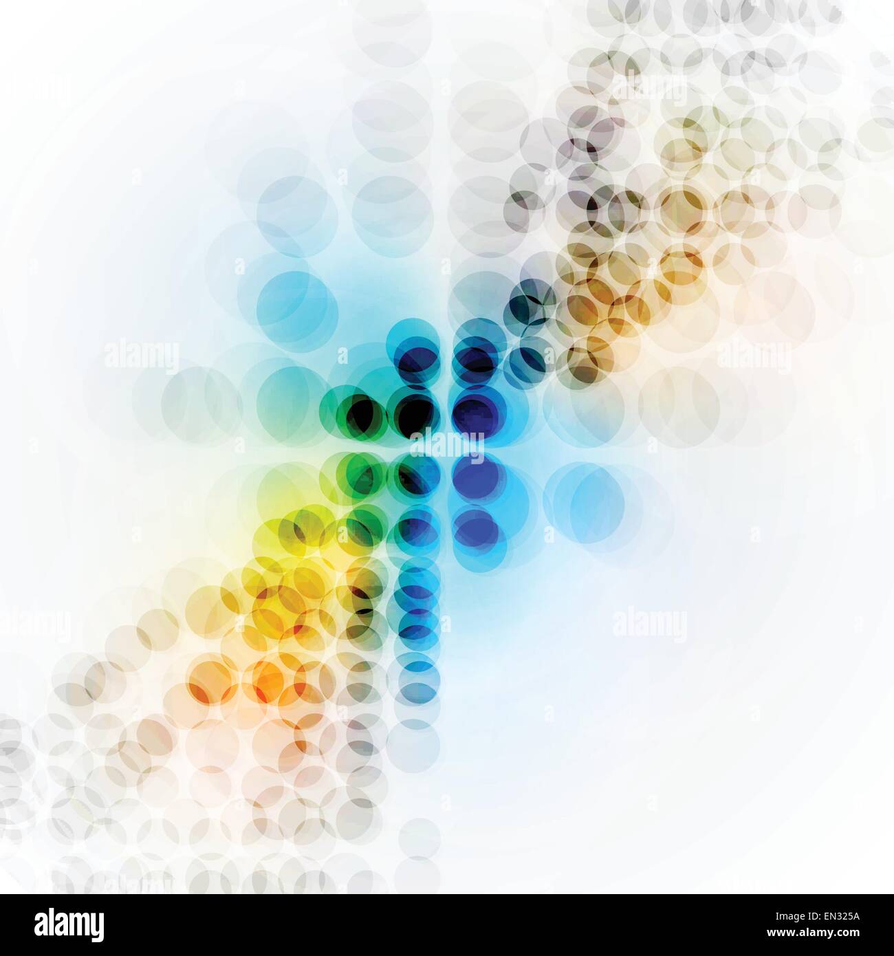 Colorful hi-tech background with circles. Vector design eps10 Stock ...