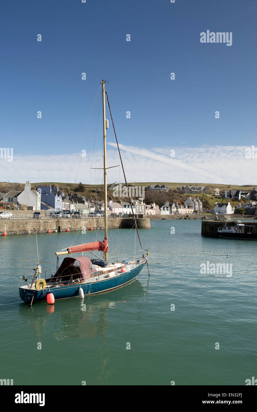 Portpatrick harbour, Dumfries & Galloway, Scotland, March 2015 Stock ...