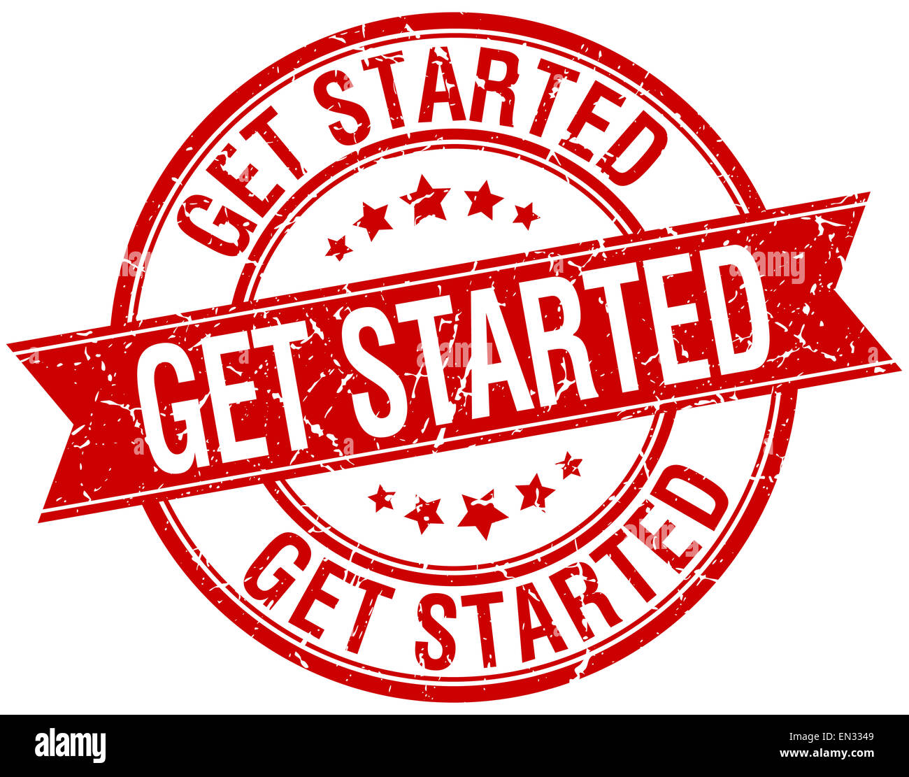 Started stamp sign seal hi-res stock photography and images - Alamy