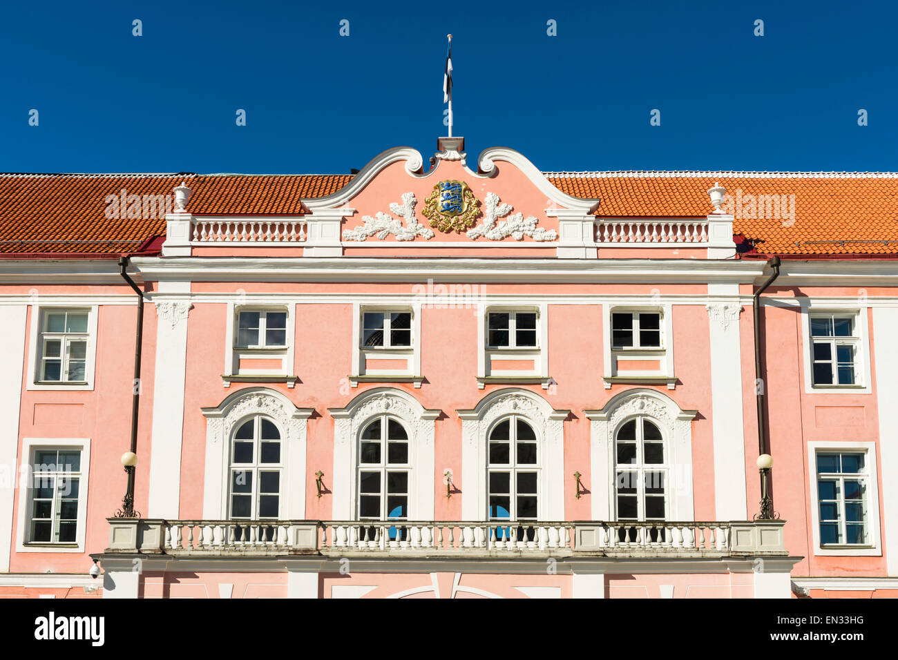 Provincial Government Building (1773), a wing of Toompea Castle, and ...