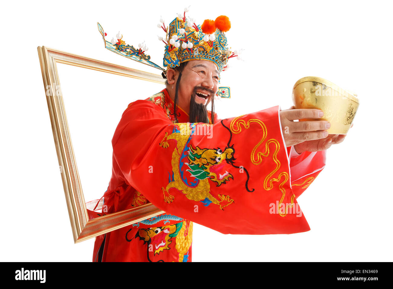 Gold god frame Cut Out Stock Images & Pictures - Alamy