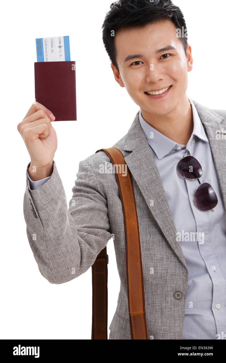 Young men travel Stock Photo - Alamy