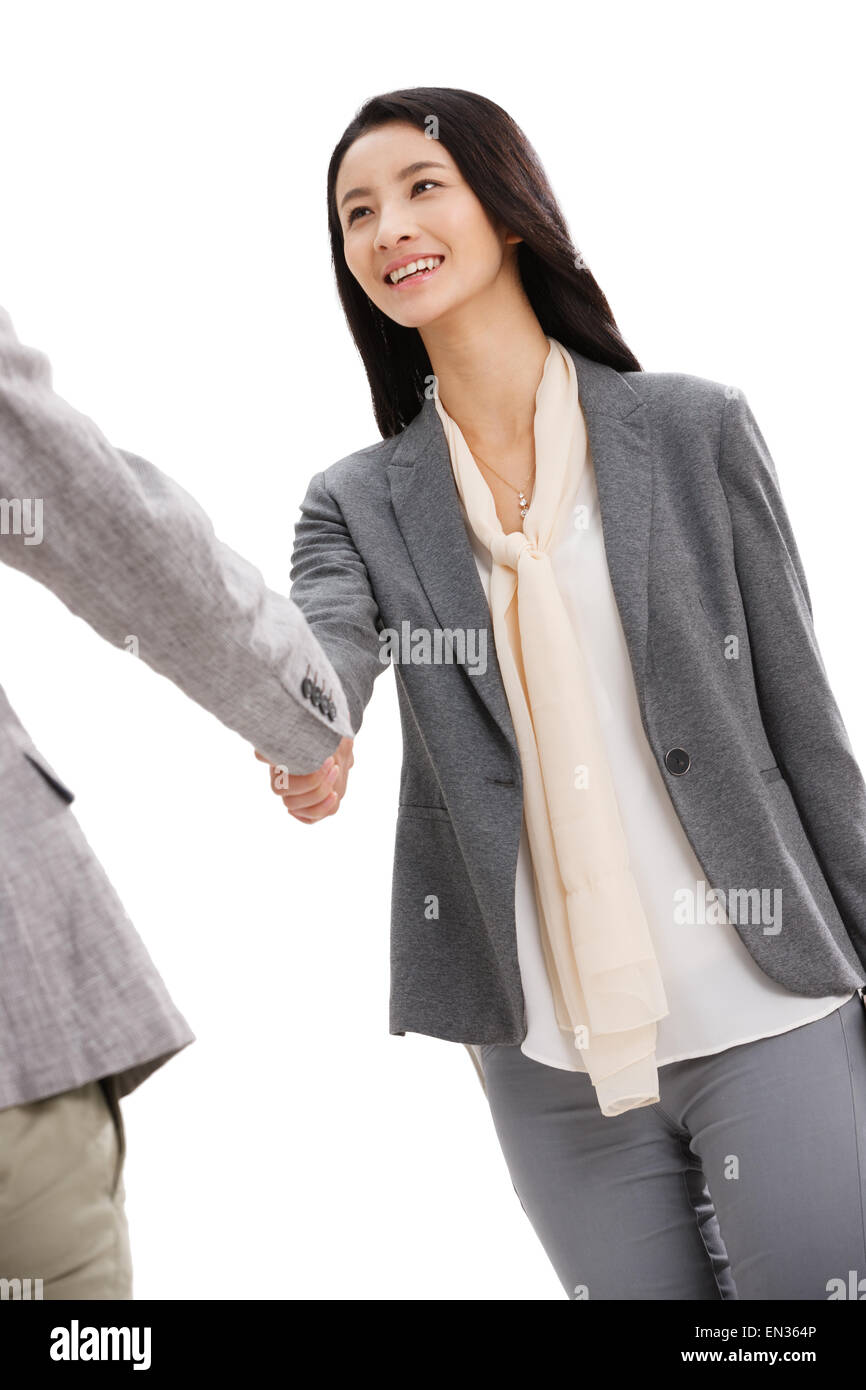 Women handshake cut out hi-res stock photography and images - Alamy