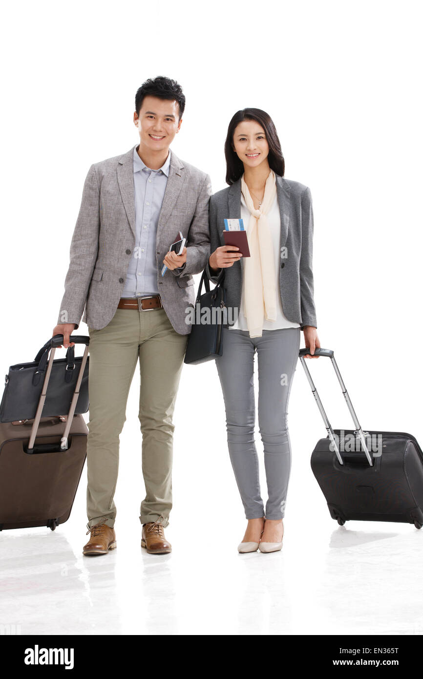 Young people of business travel Stock Photo - Alamy