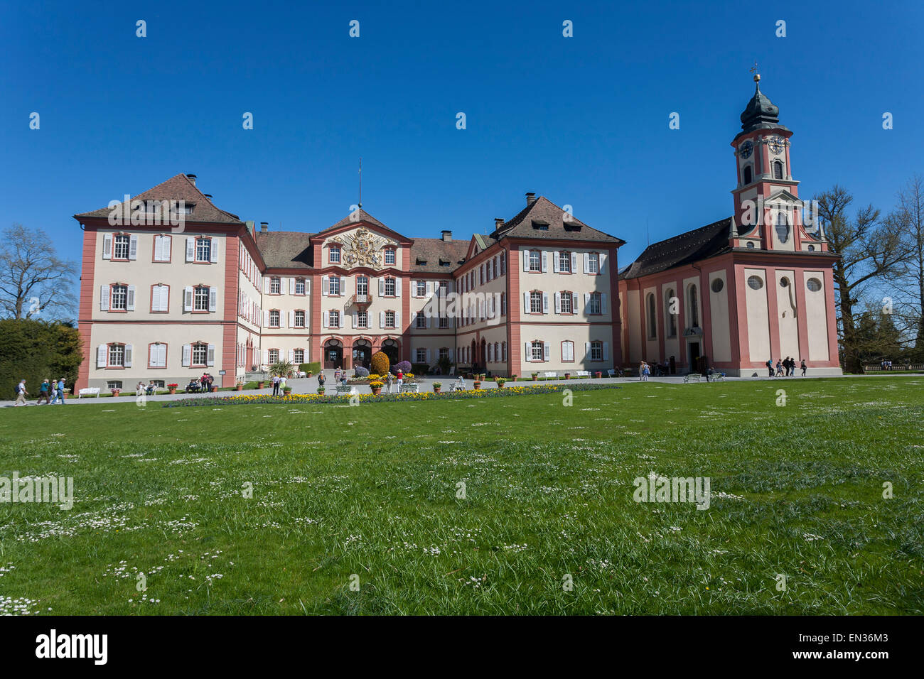 Schloss Mainau castle, Mainau Island, Baden-Württemberg, Germany Stock ...