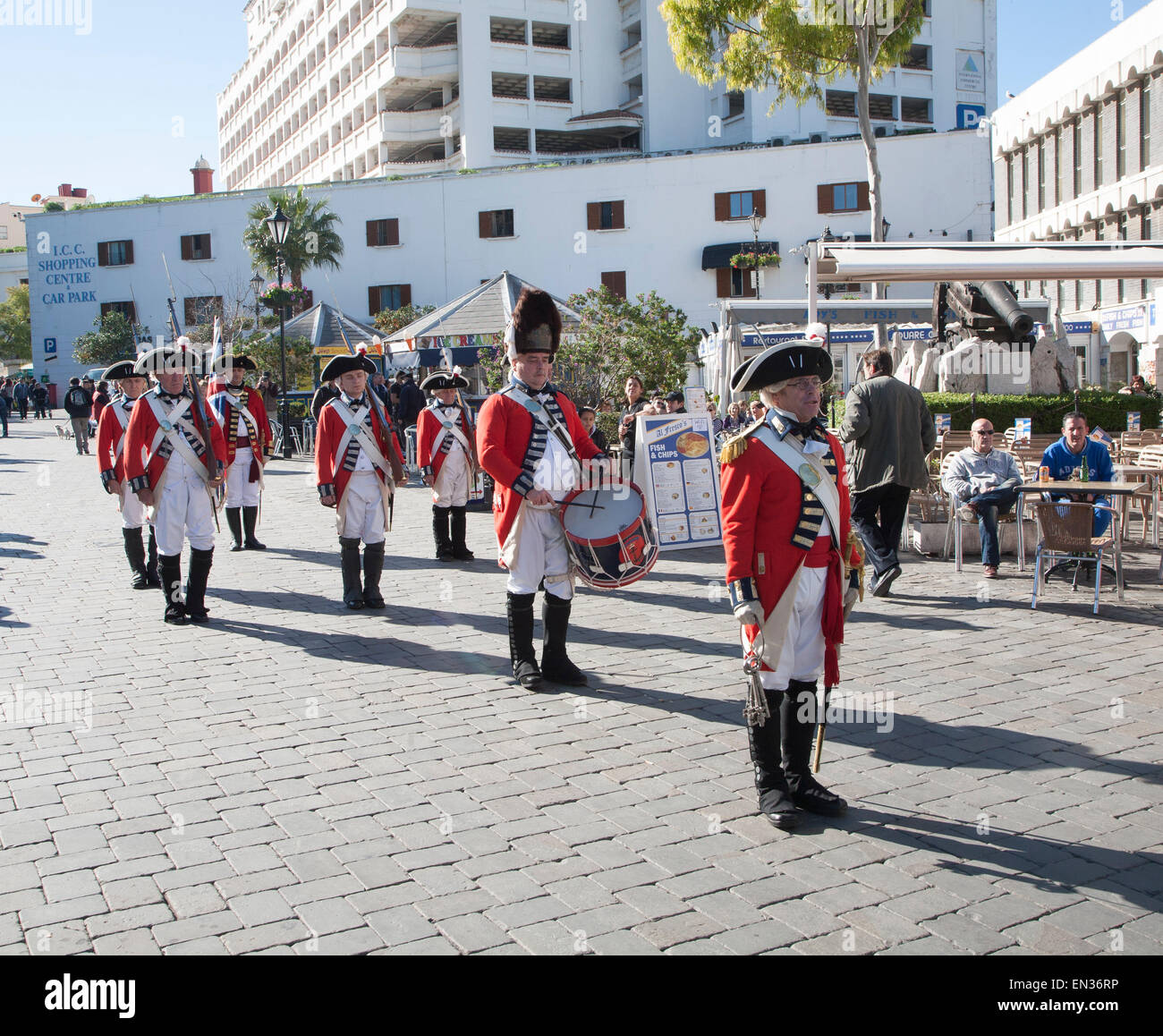 Ceremony of the Keys in Grand Casements Square, Gibraltar, British ...