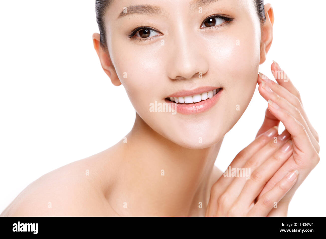 Beautiful Oriental women Stock Photo - Alamy