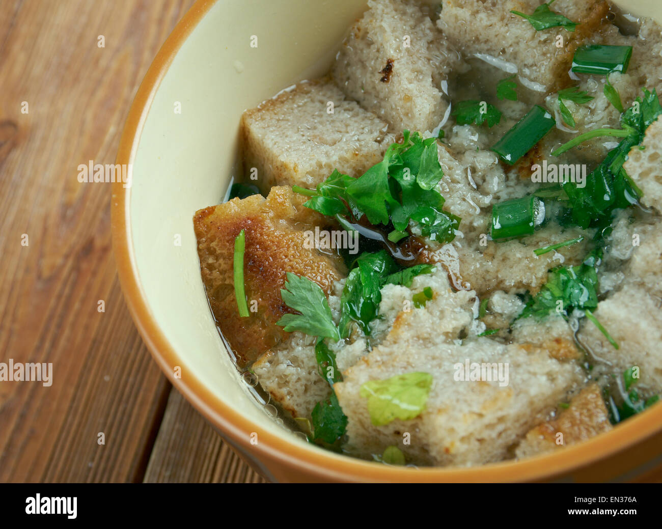 turya - traditional Russian cold dish liquid Stock Photo - Alamy