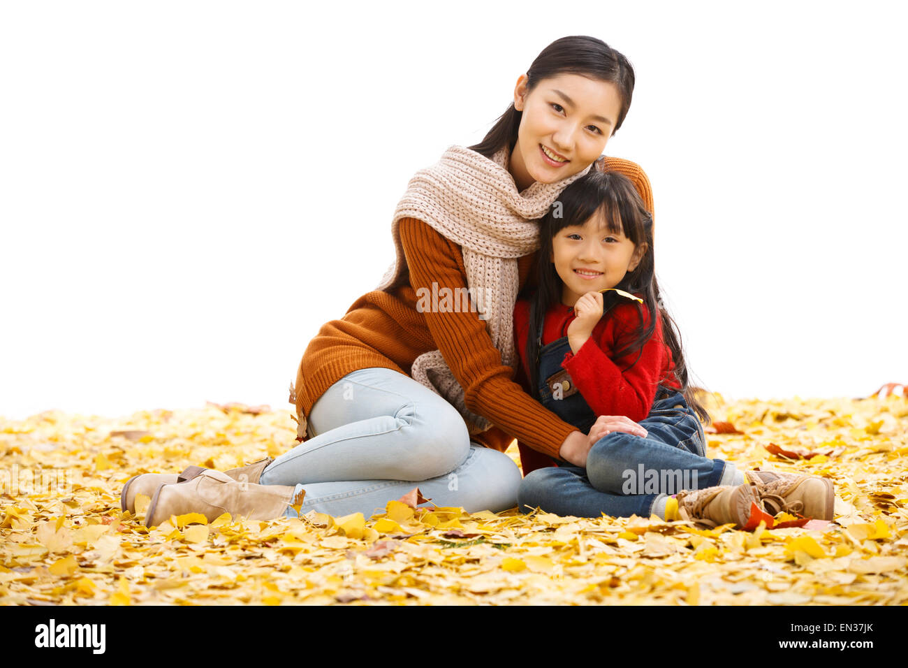 Happy mother and daughter play outdoors Stock Photo - Alamy