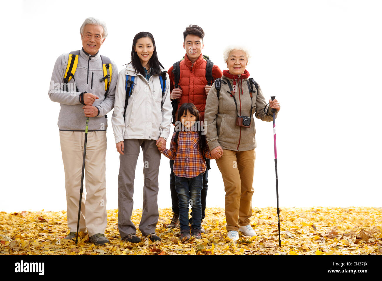 Happy family outings Stock Photo - Alamy