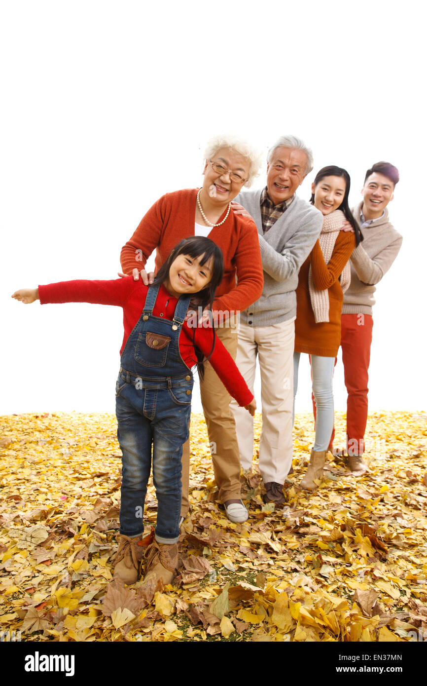Happy family outings Stock Photo - Alamy