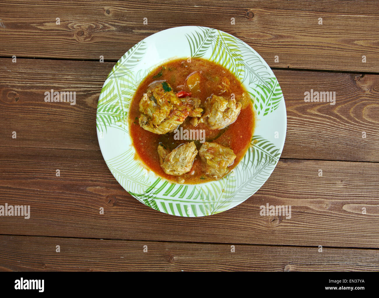 Chicken Khurchan - indian curry chicken Stock Photo - Alamy
