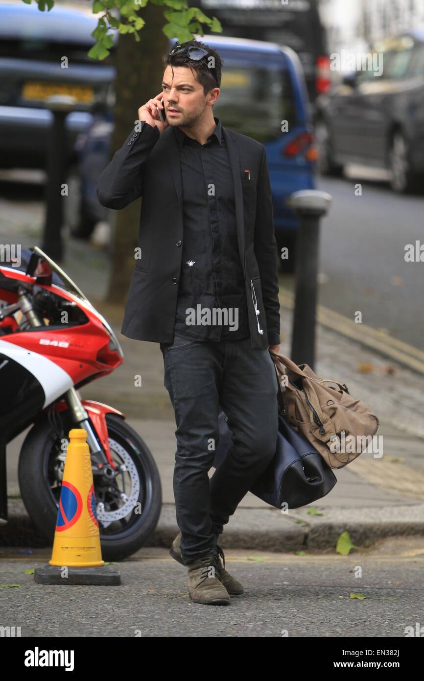 Dominic Copper chats to the playwright Alan Bennett in Primrose Hill ...