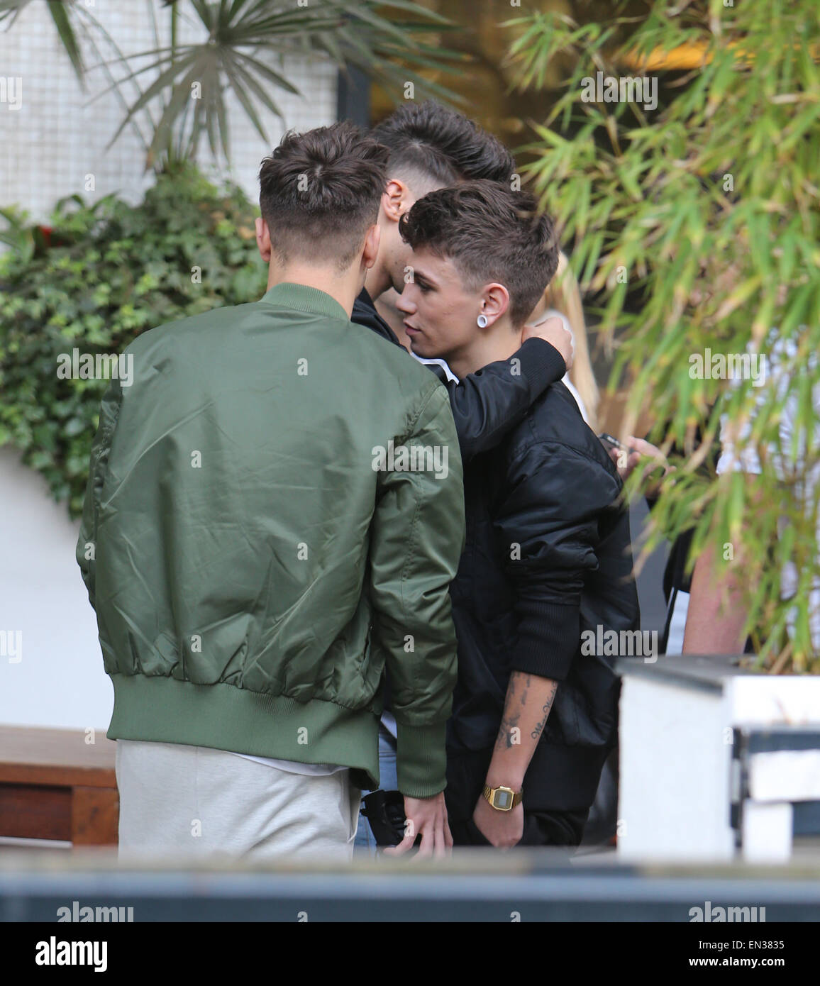 'X Factor' contestants Stereo Kicks outside the ITV Studios Featuring ...
