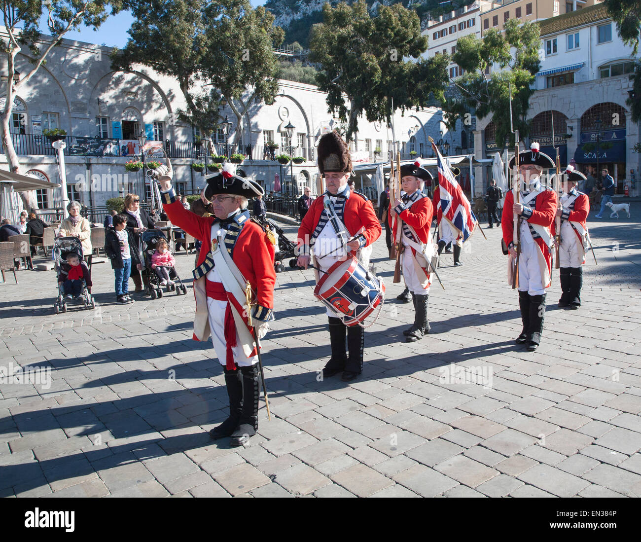Ceremony of the Keys in Grand Casements Square, Gibraltar, British ...