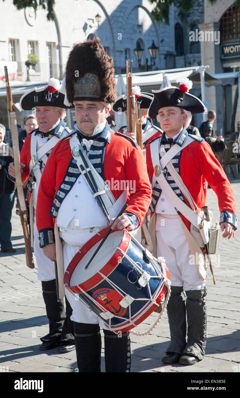 Ceremony of the Keys in Grand Casements Square, Gibraltar, British ...