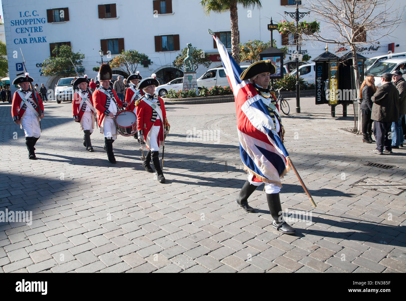 Ceremony of the Keys in Grand Casements Square, Gibraltar, British ...