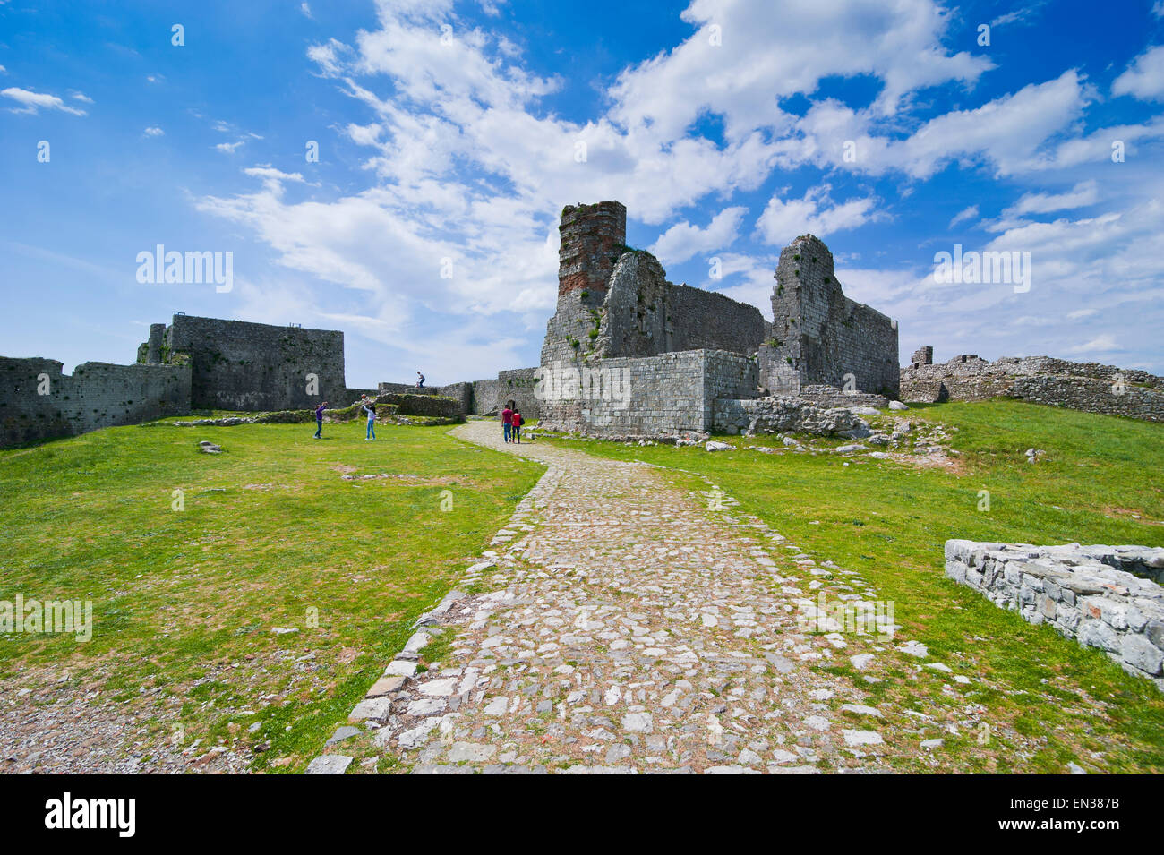 Rozafa Castle, Shkodër, Shkodra, Albania Stock Photo - Alamy