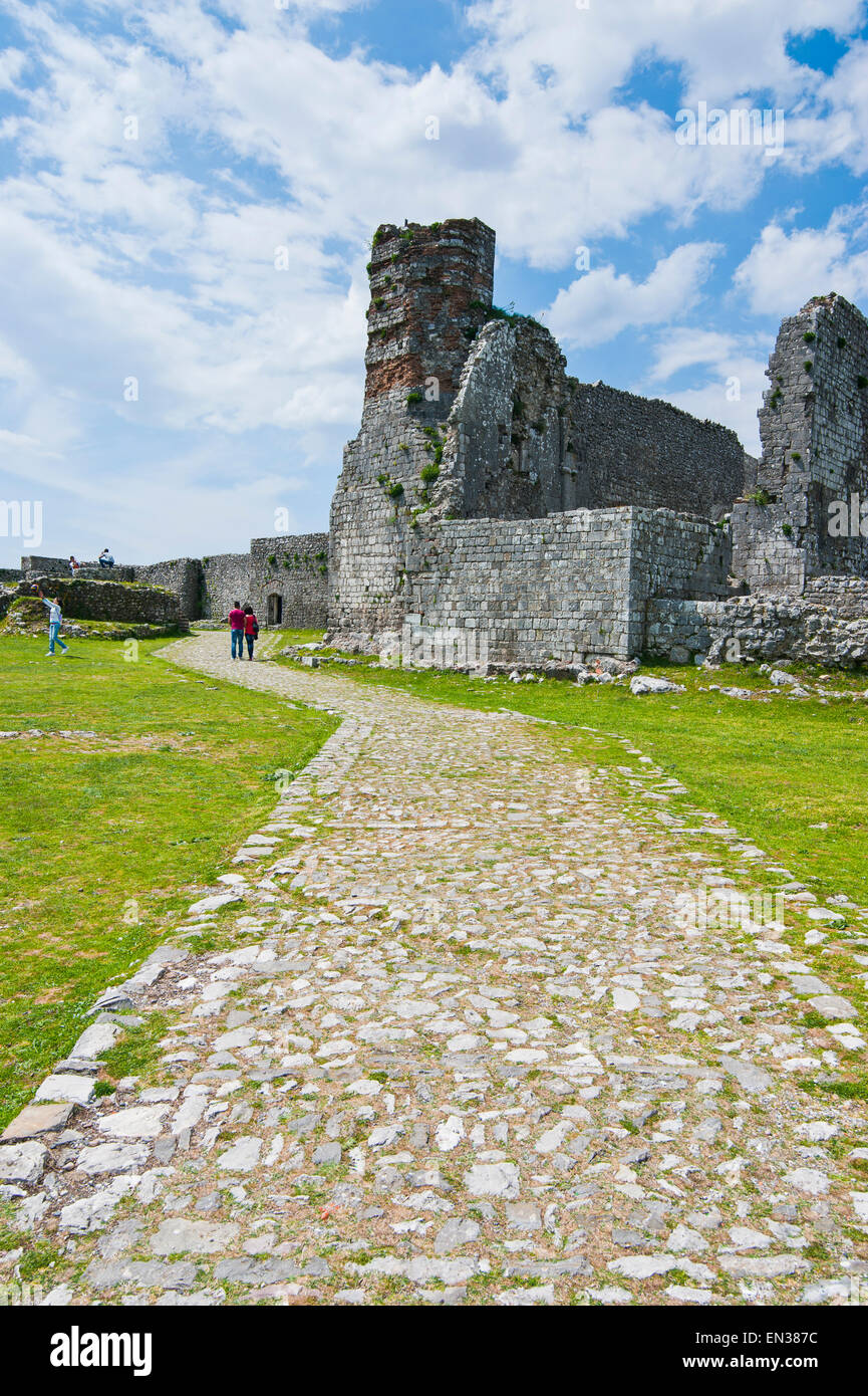 Rozafa Castle, Shkodër, Shkodra, Albania Stock Photo - Alamy