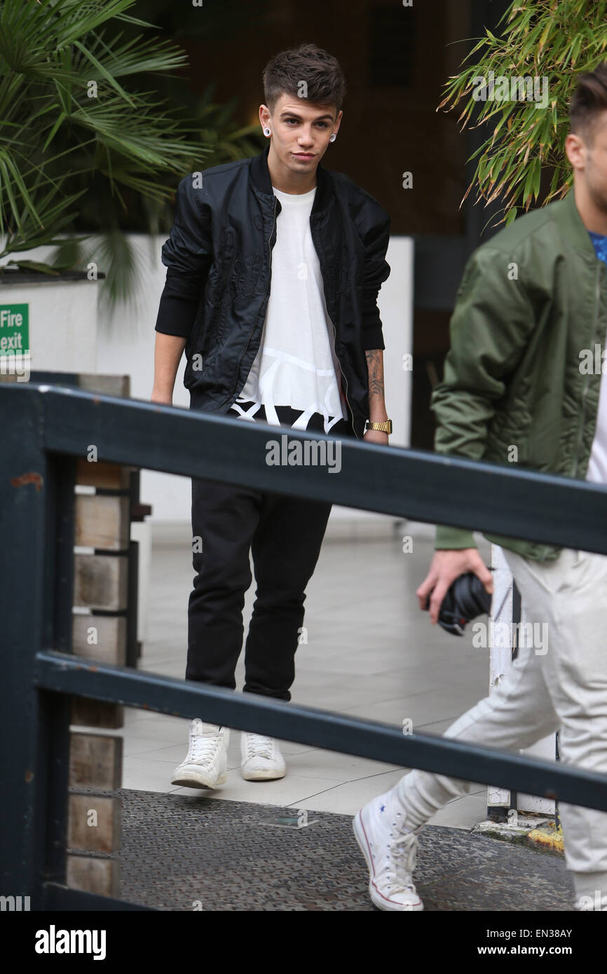 'X Factor' contestants Stereo Kicks outside the ITV Studios Featuring ...