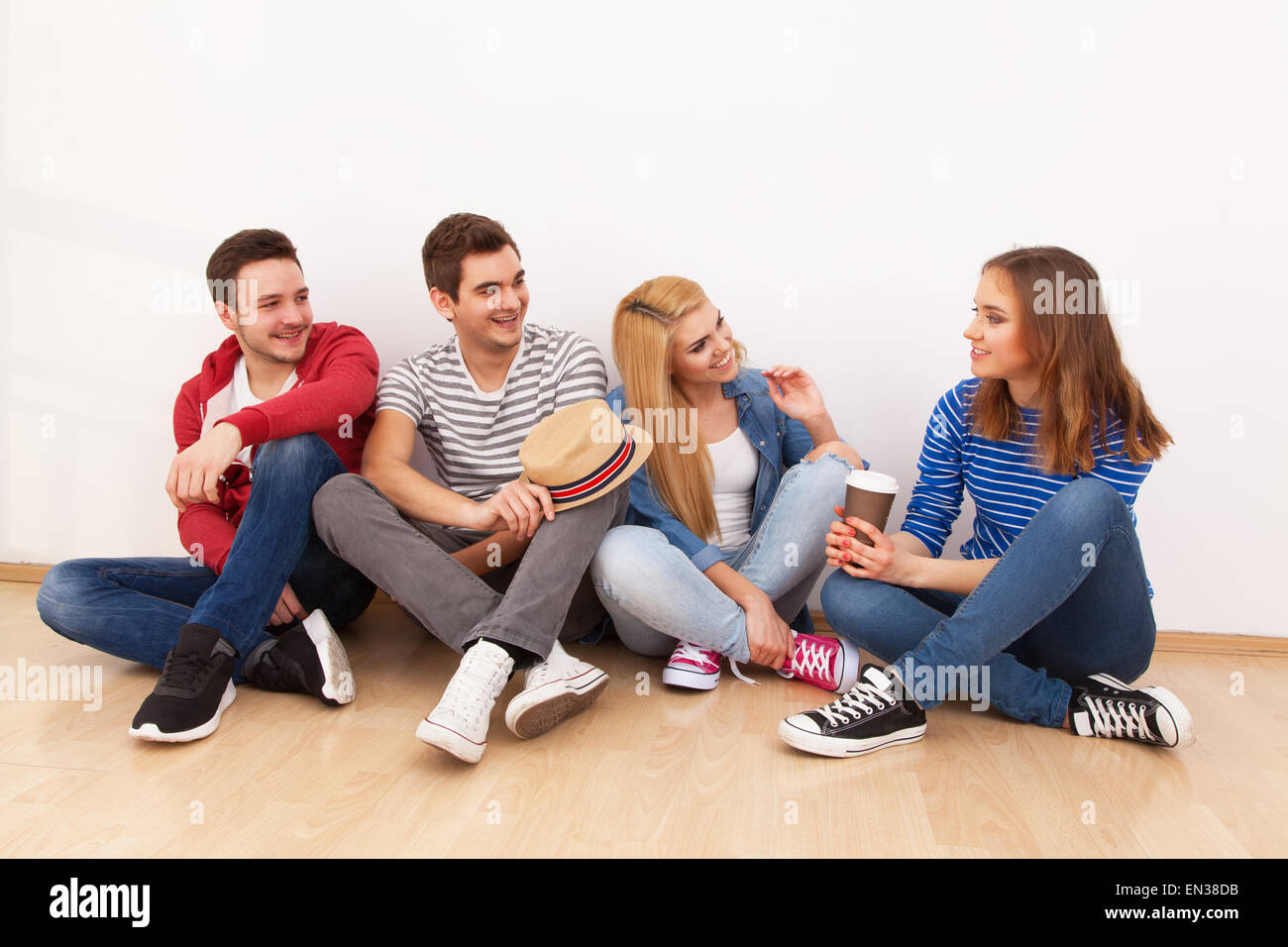 Group of young people Stock Photo - Alamy