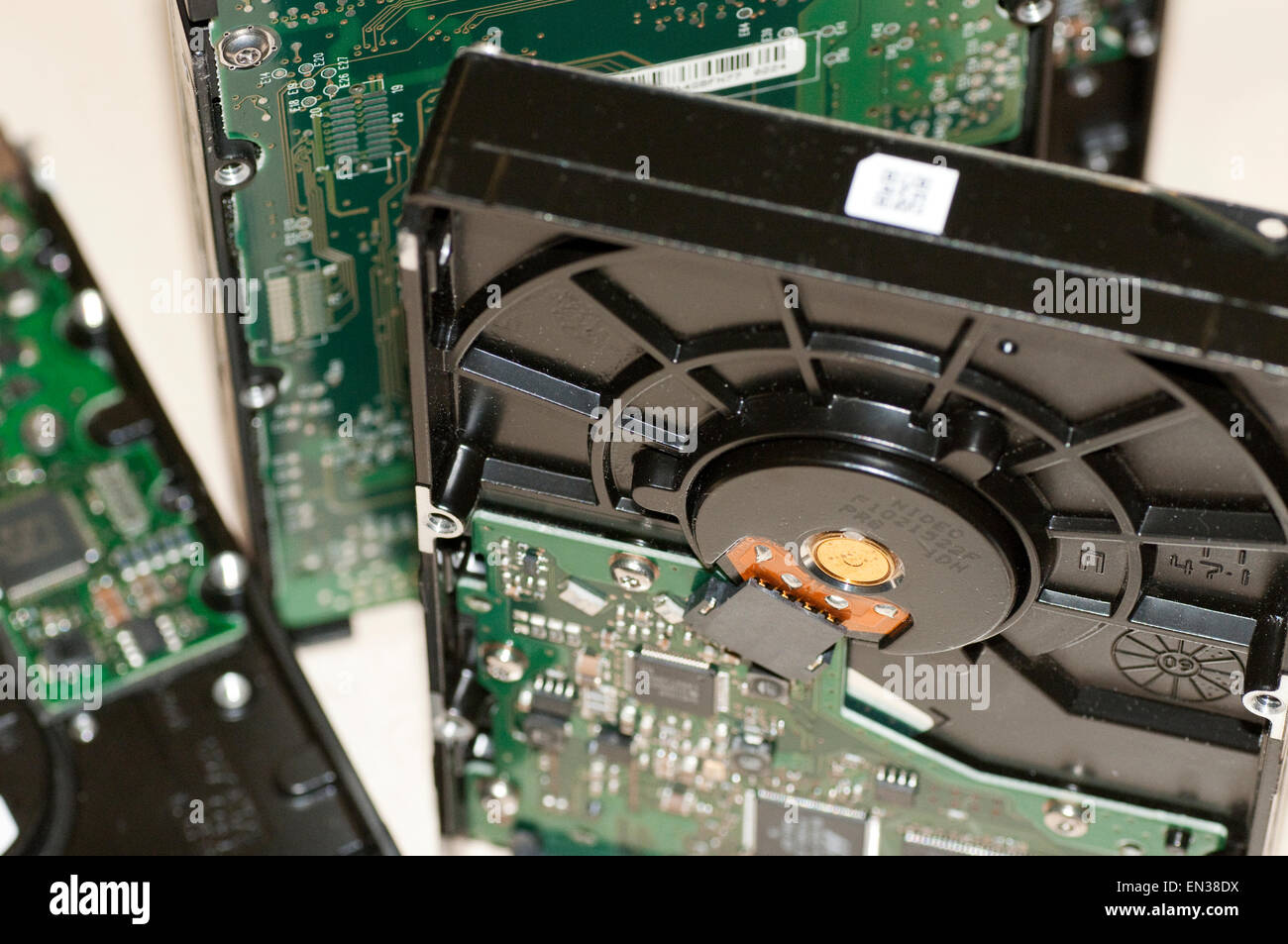 details of hard disk drive Stock Photo - Alamy