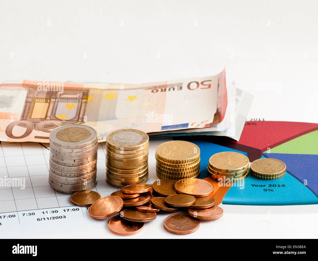 money and chart Stock Photo - Alamy