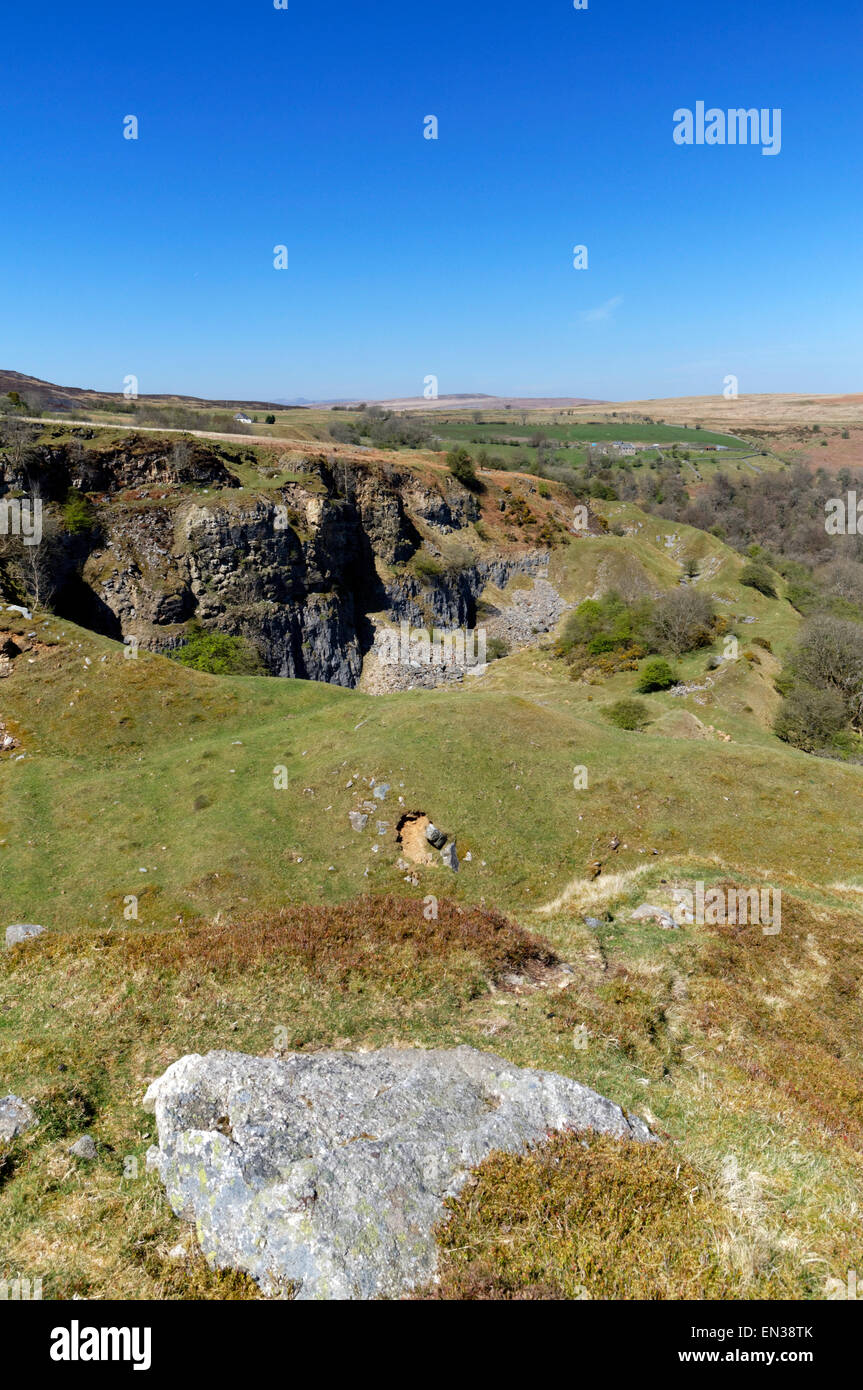 Former Industrial landscape on hills above Blaenavon, Torfaen, South ...