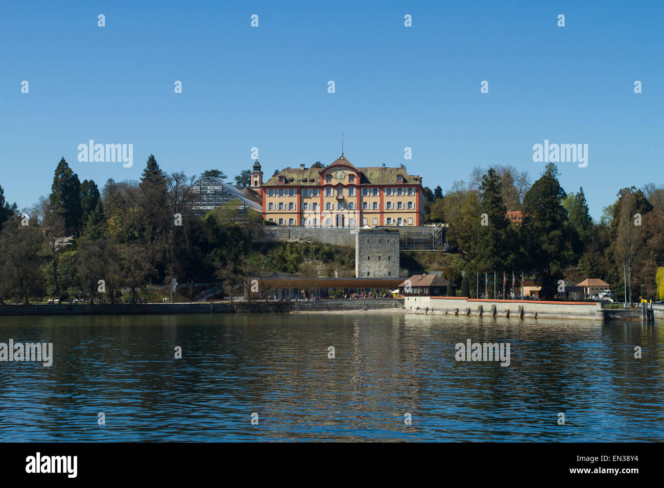 Schloss Mainau castle on Mainau Island, Lake Constance, Baden ...