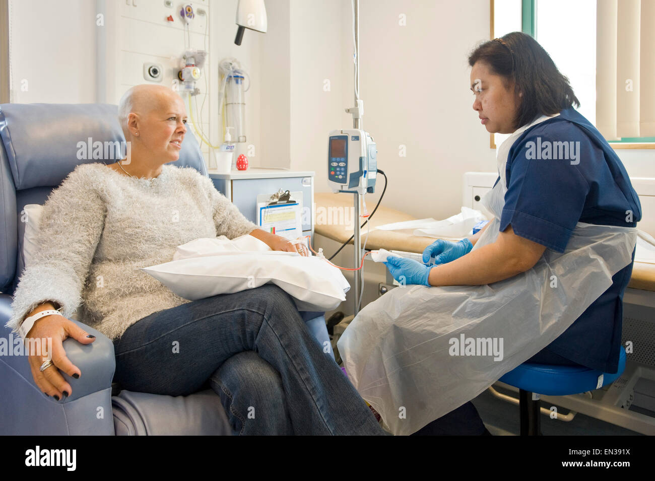 45 year female going through the process of having chemotherapy and ...