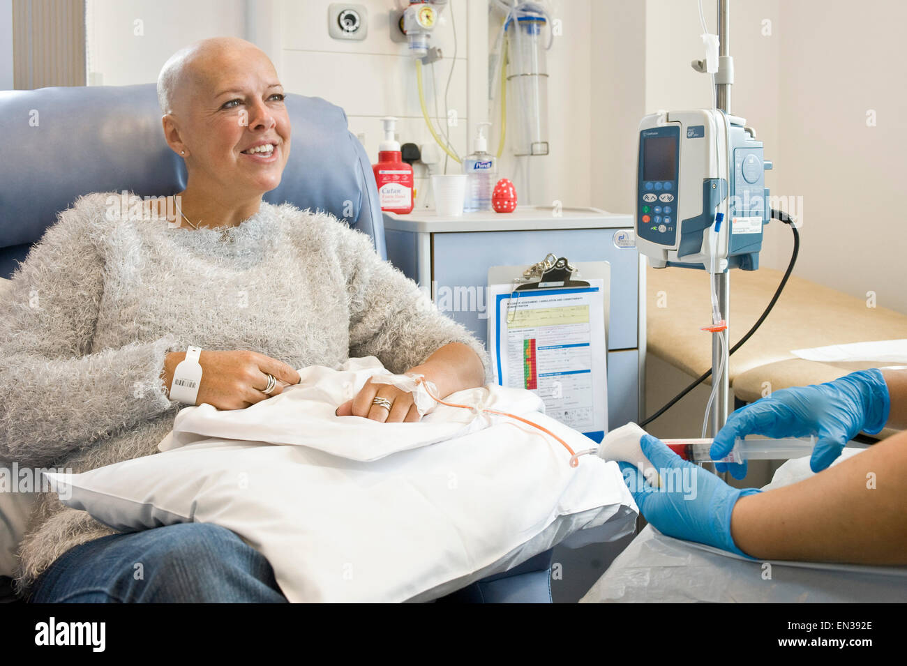 45 year female going through the process of having chemotherapy and ...