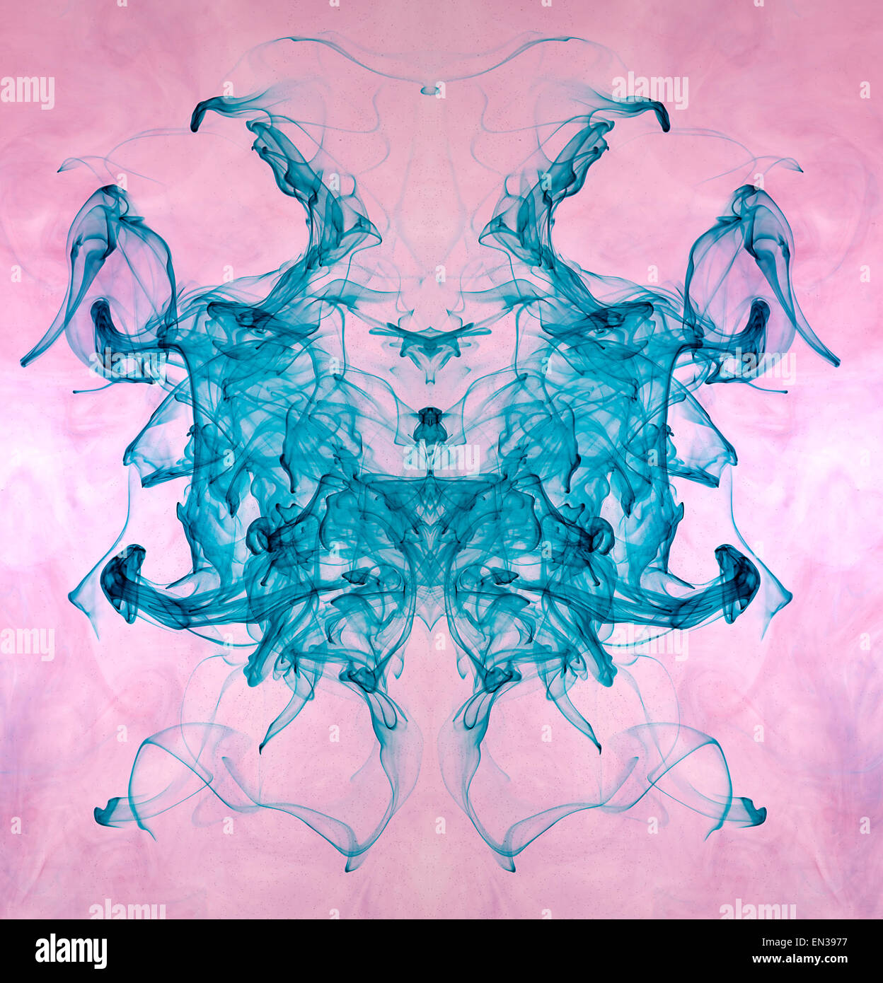 Ink running into water Stock Photo - Alamy