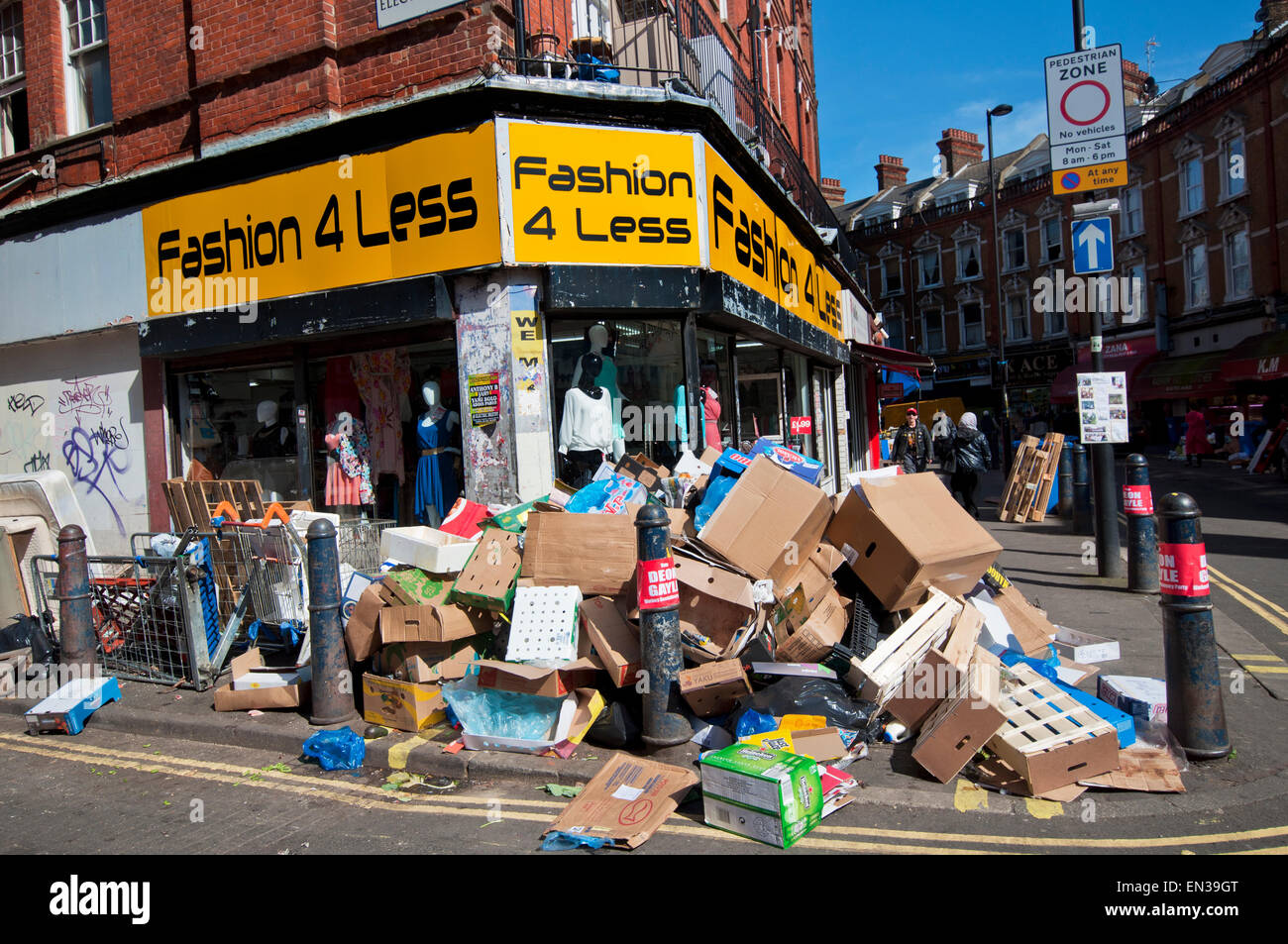 Cardboard shop waste boxes hi-res stock photography and images - Alamy