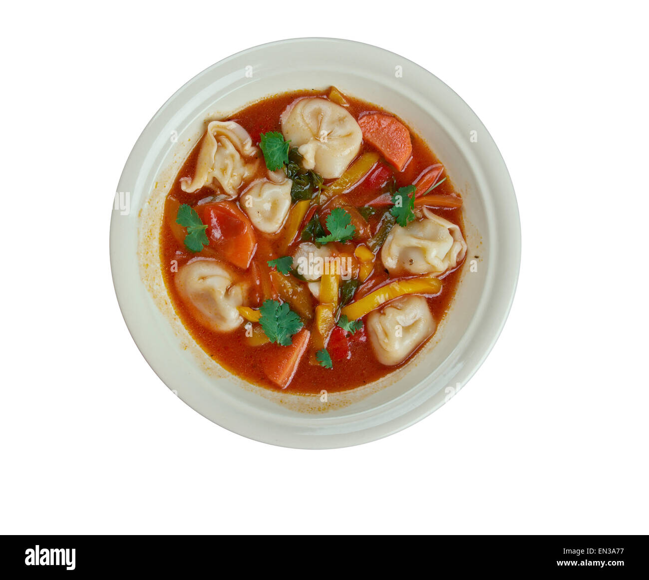 Tortellini soup Cut Out Stock Images & Pictures - Alamy