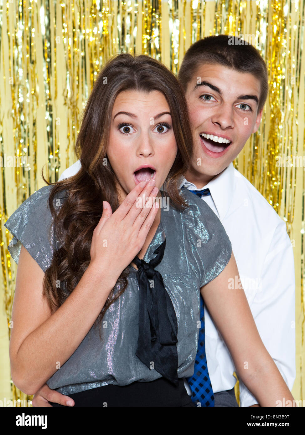 Two surprised beautiful women open hi-res stock photography and images ...