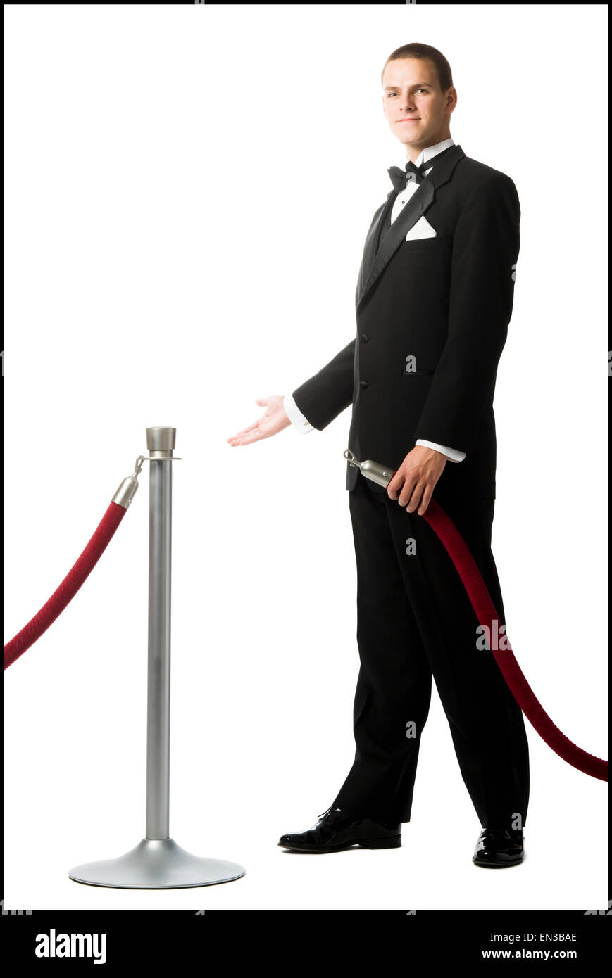 Bouncer rope hi-res stock photography and images - Alamy