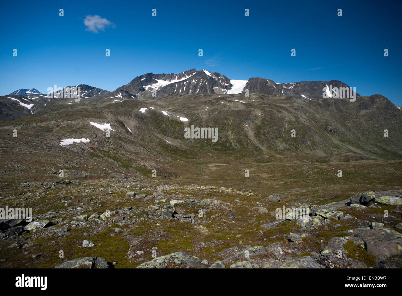 Besseggen Ridge in Jotunheimen National Park, Norway Stock Photo - Alamy