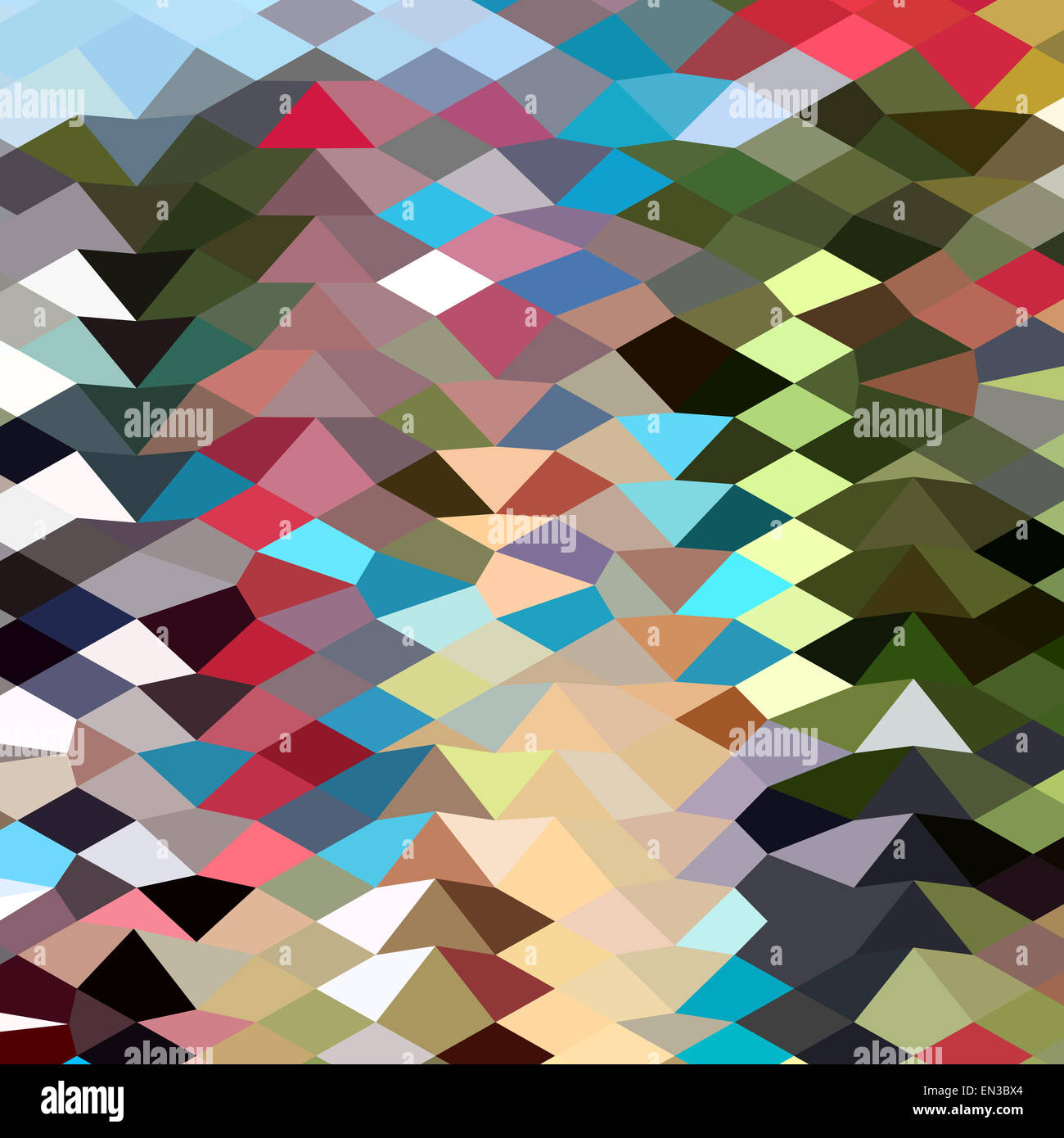 low polygon abstract background multi color red blue yellow green black ...