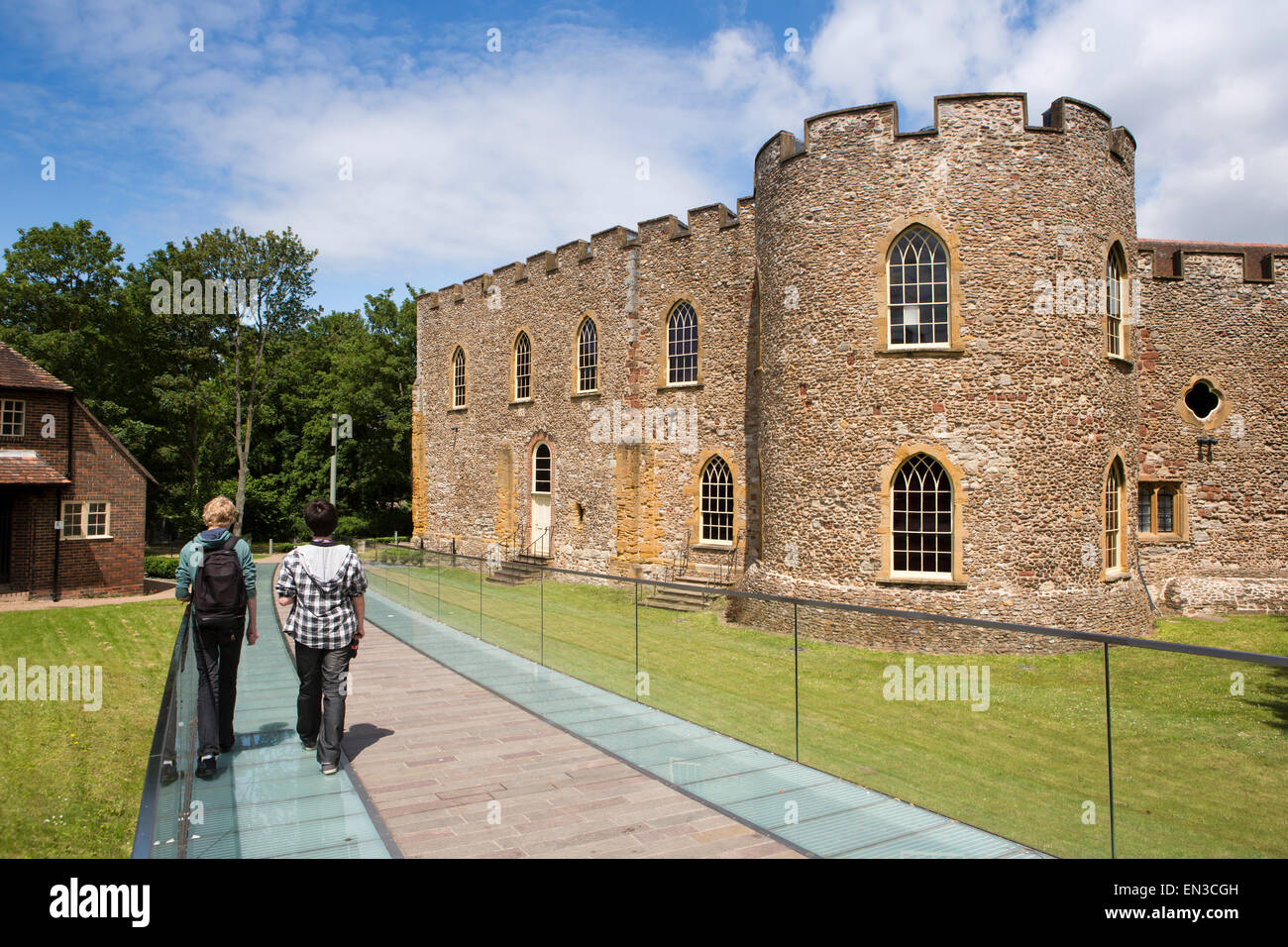 UK, England, Somerset, Taunton, Castle, home to Museum of Somerset ...