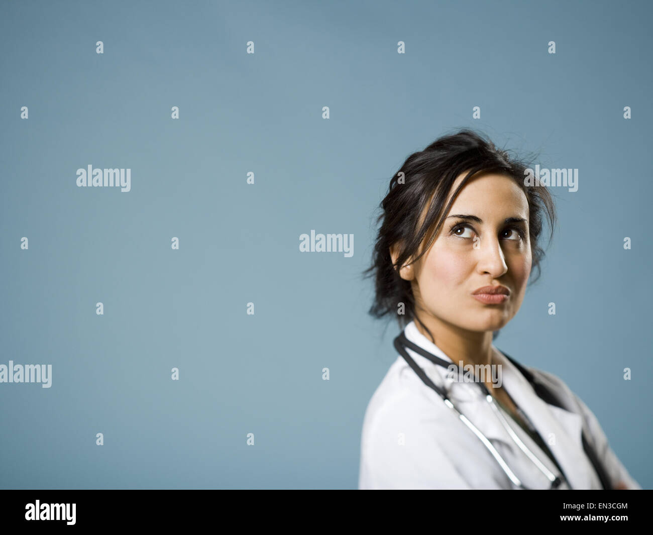 Female physician alone hi-res stock photography and images - Alamy