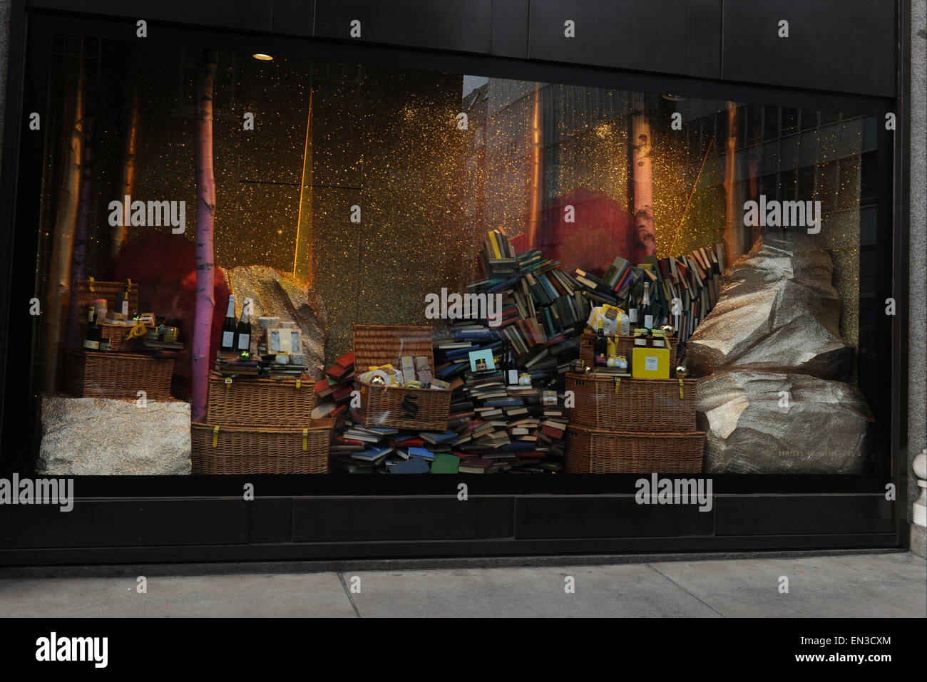 The Christmas window display is unveiled at Selfridges in London ...