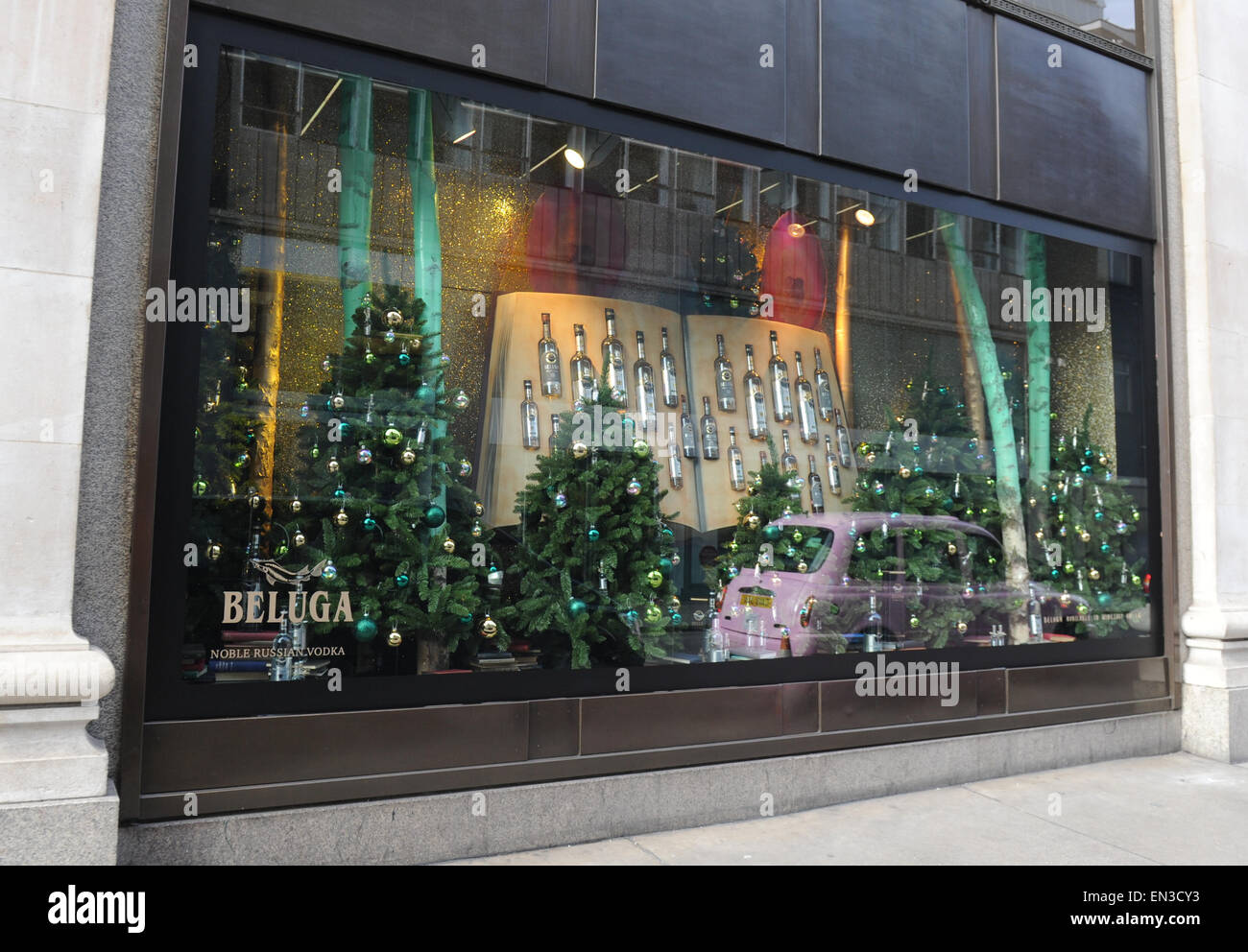 The Christmas window display is unveiled at Selfridges in London ...