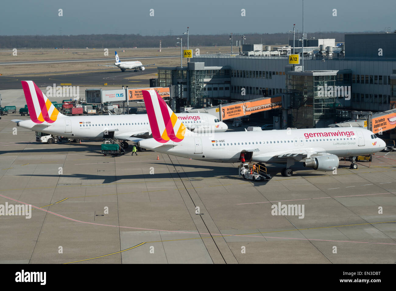Germanwings Airbus A320's Dusseldorf airport Germany Stock Photo - Alamy