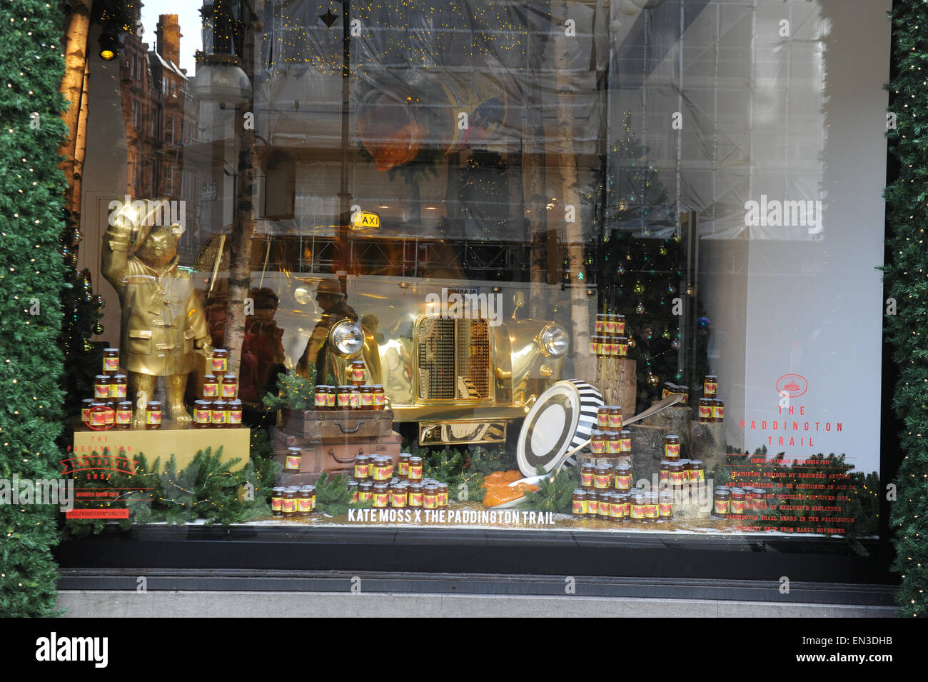 The Christmas window display is unveiled at Selfridges in London ...