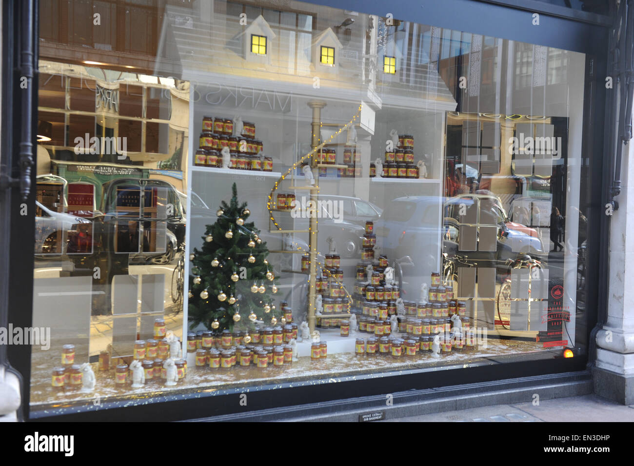 The Christmas window display is unveiled at Selfridges in London ...