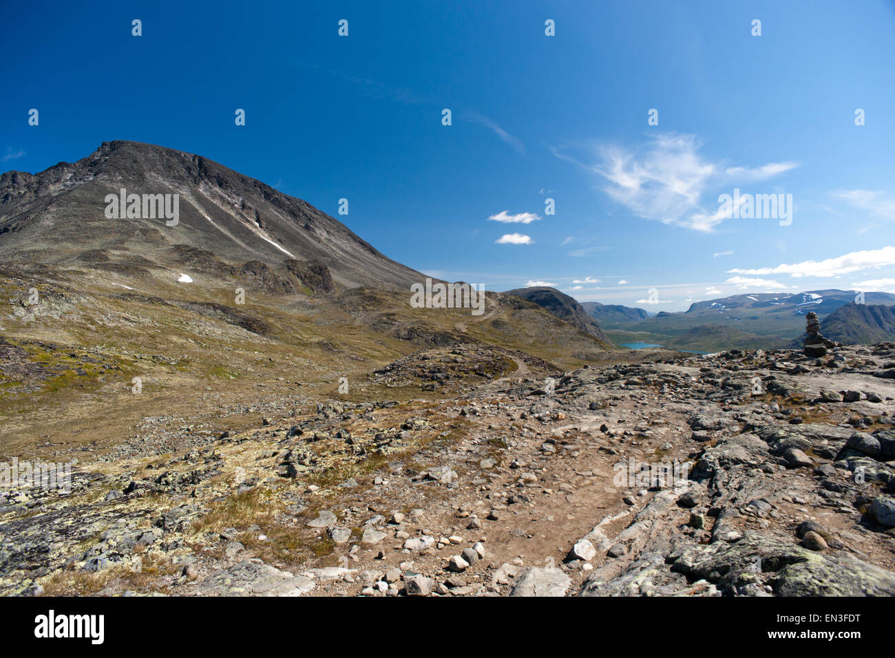 Besseggen Ridge in Jotunheimen National Park, Norway Stock Photo - Alamy